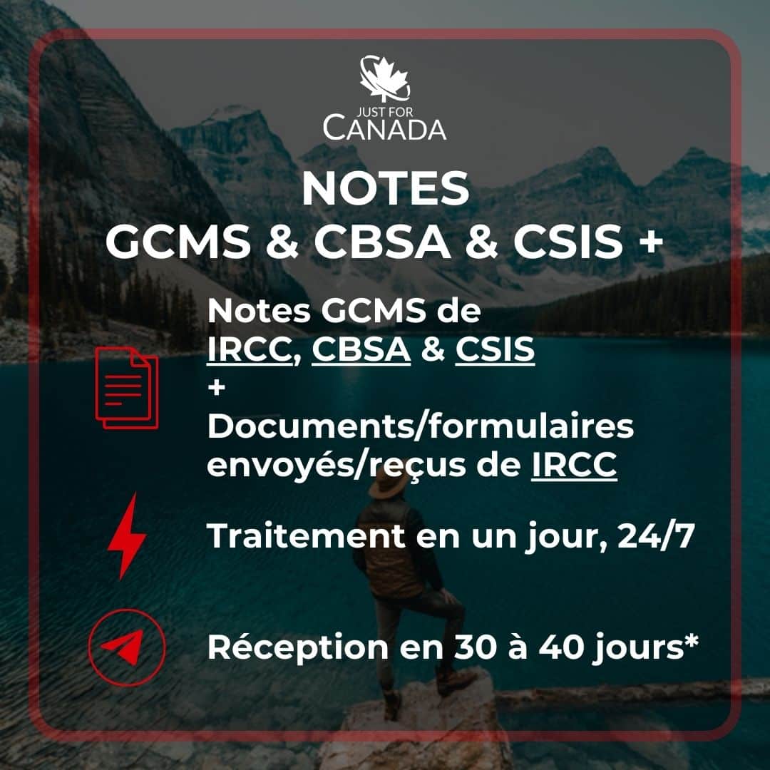 Notes GCMS & CBSA & CSIS + | Requête Ultime De Notes Et Documents