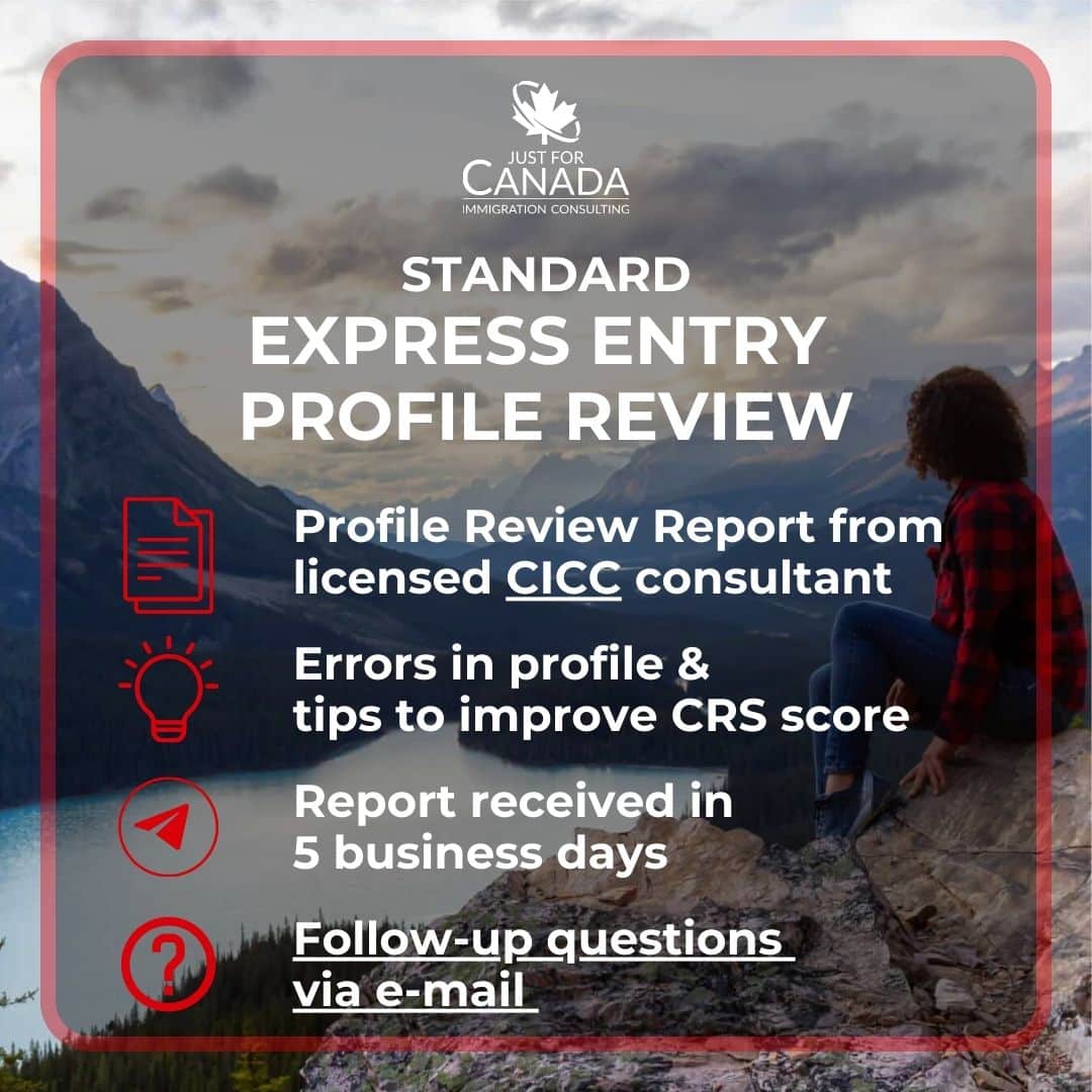 Standard Express Entry Profile Review By Licensed Expert